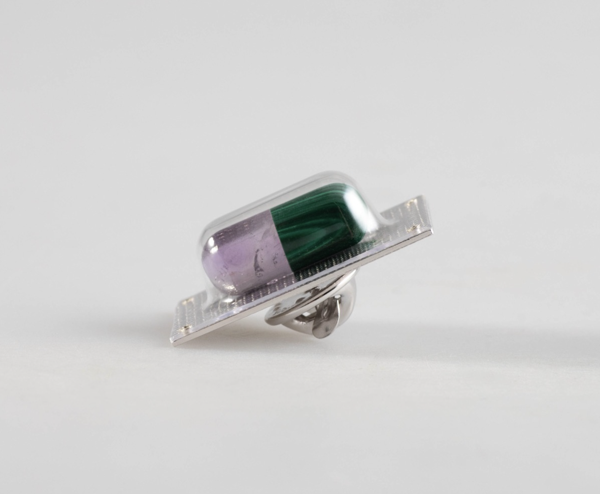 Pill Series – Malachite & Amethyst | Institute of Modern Art