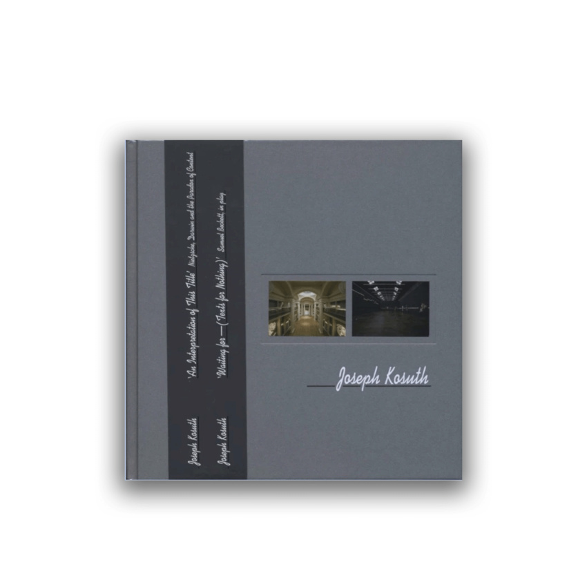 Joseph Kosuth 2-volume book set | Institute of Modern Art