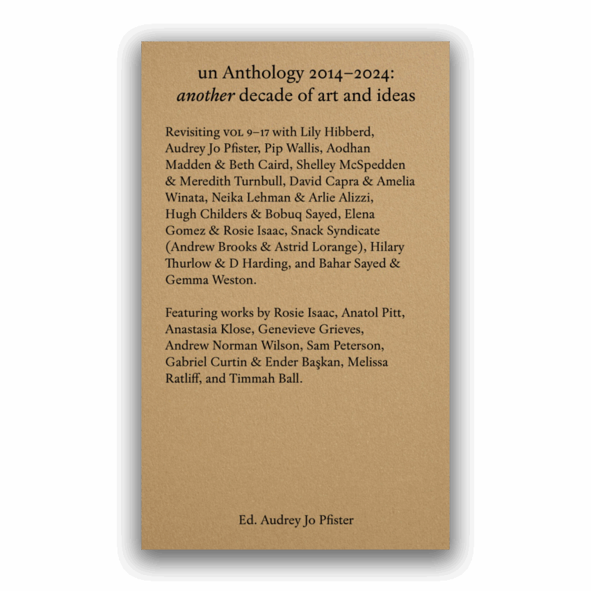 un Anthology 2014–2024: another decade of art and ideas | Institute of ...